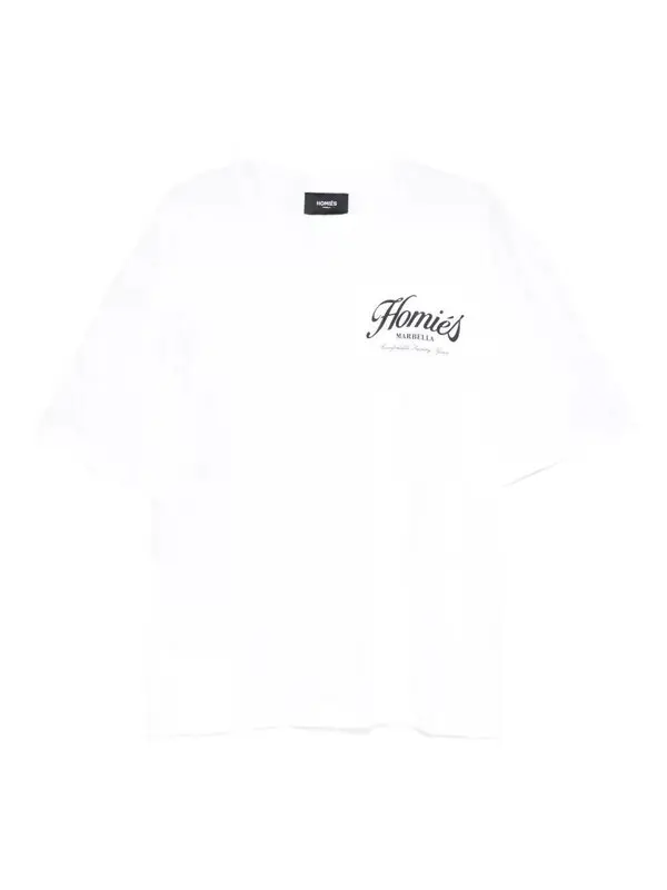 HOMIES MARBELLA Logo-printed T-shirt - White
