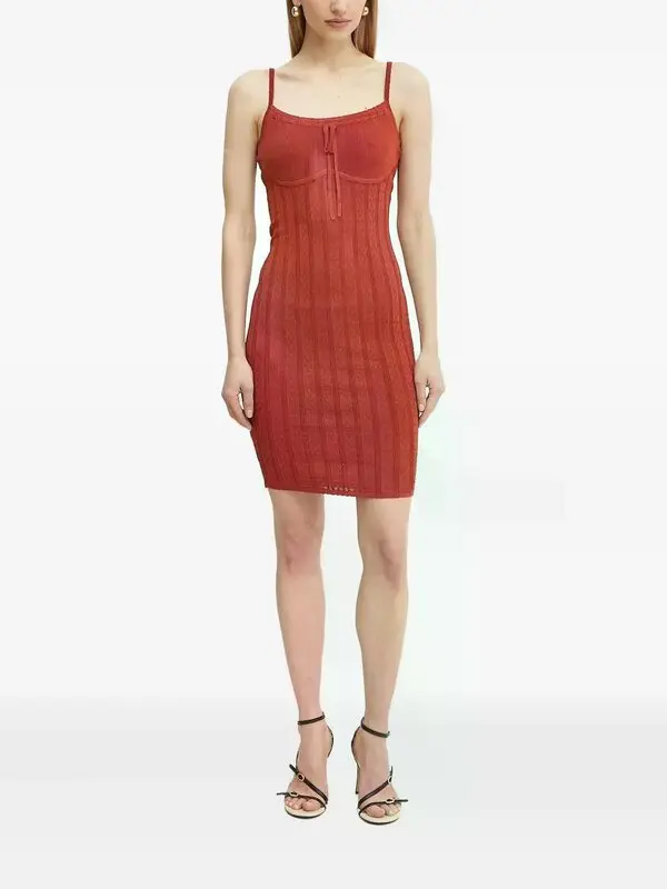 Guess Ribbed Knit Mini Dress