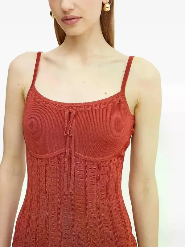 Guess Ribbed Knit Mini Dress