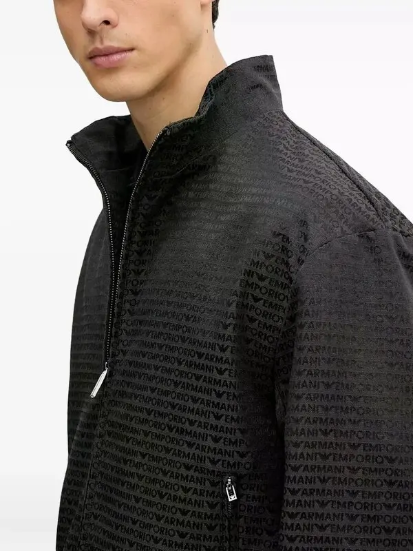 Emporio Armani Logo-print Zip-up Jacket