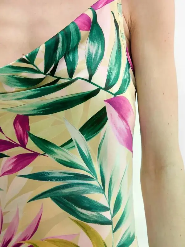 Guess Leaf-print Slip Dress