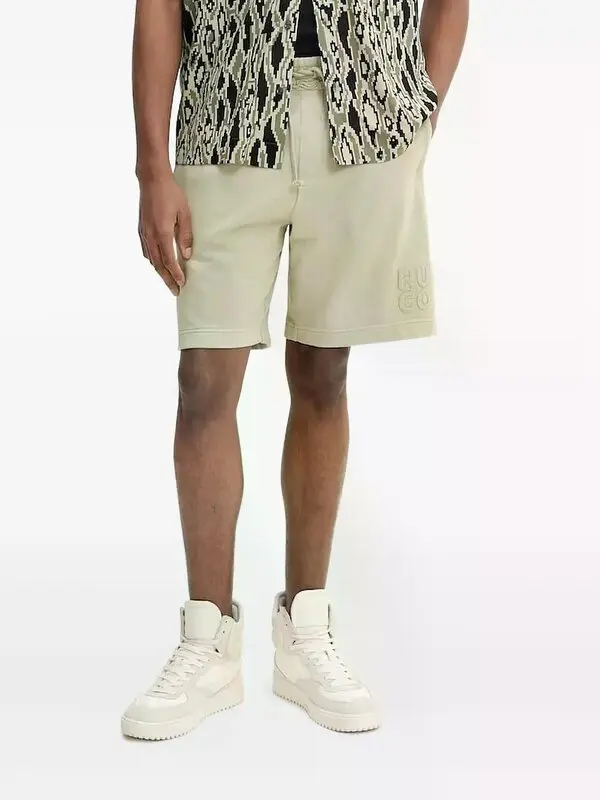 Hugo Logo-embroidered Shorts