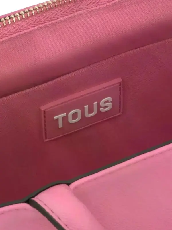 TOUS Embossed Logo Tote Bag