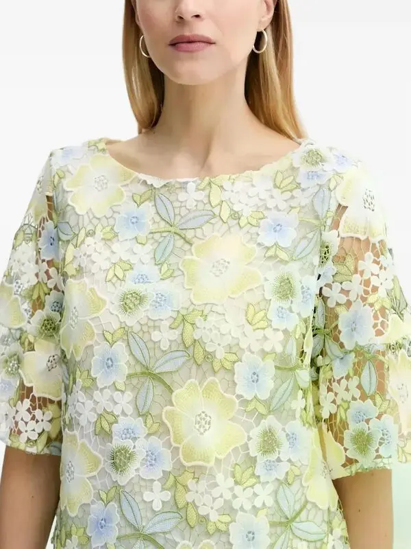 BRUUNS BAZAAR Floral Bell-sleeve Top