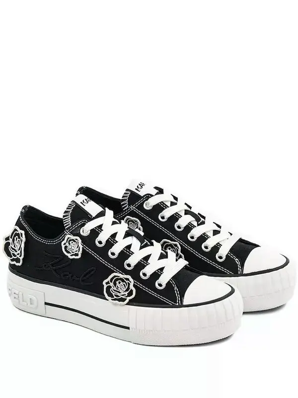 Karl Lagerfeld Rose-embellished Sneakers