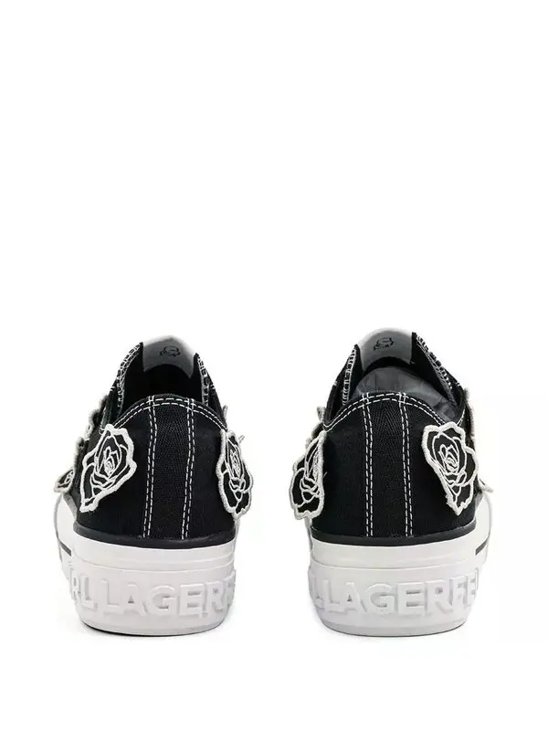 Karl Lagerfeld Rose-embellished Sneakers