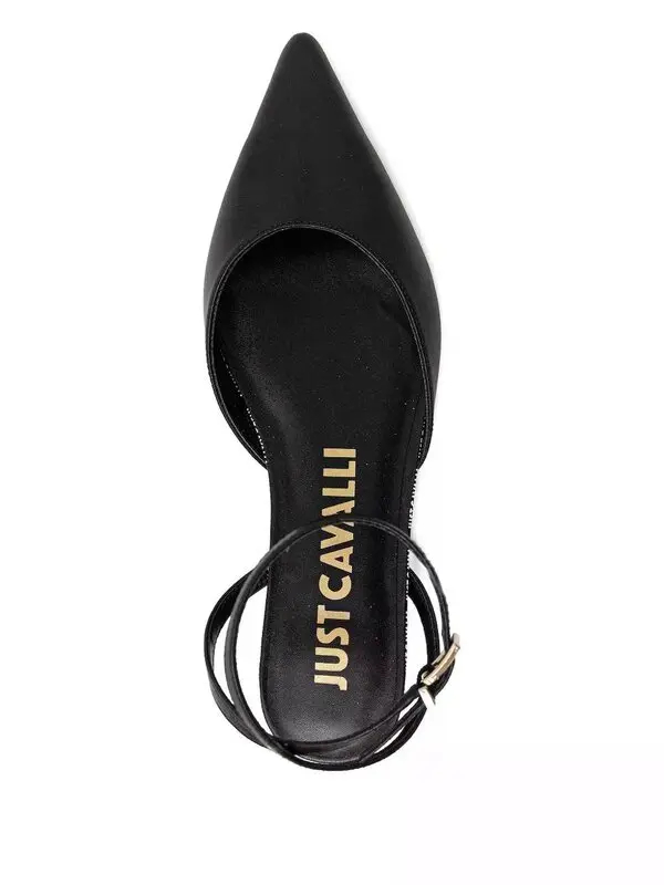 Just Cavalli Ankle-strap Pointed-toe Flats