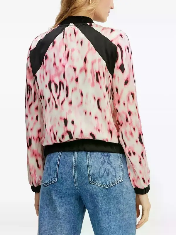 Liu Jo Abstract-print Bomber Jacket