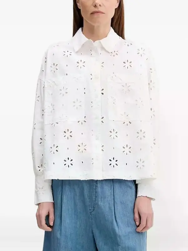 Barbour Eyelet Embroidered Shirt