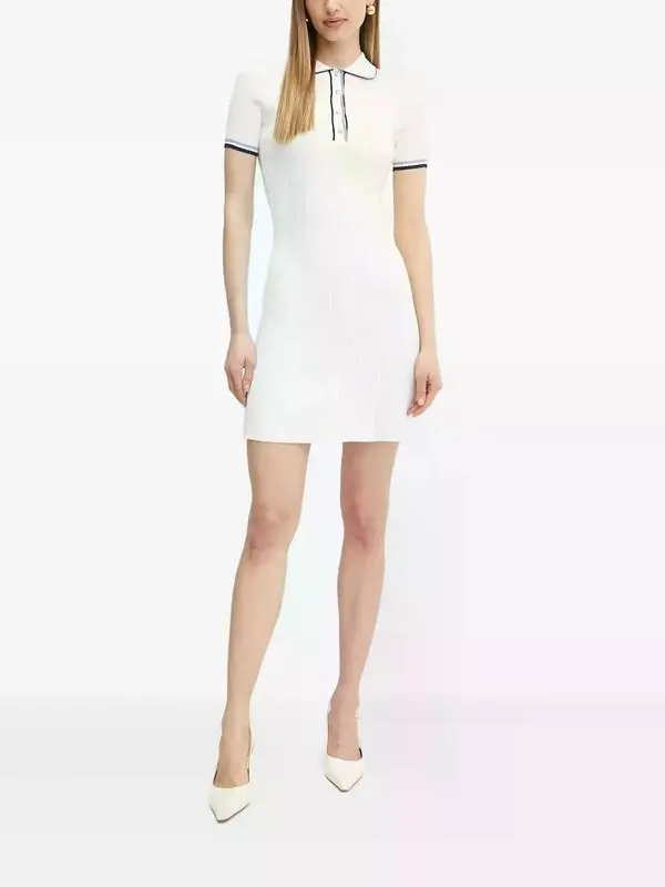 Guess Ribbed Polo Mini Dress