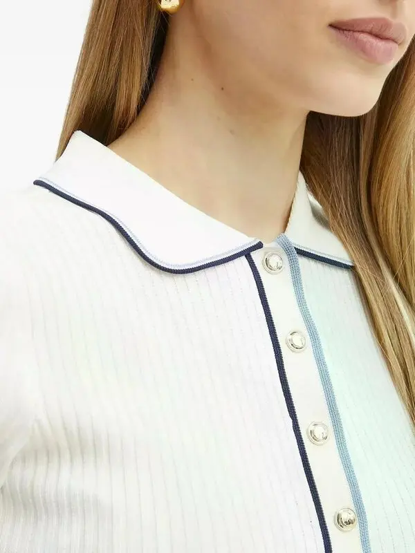 Guess Ribbed Polo Mini Dress