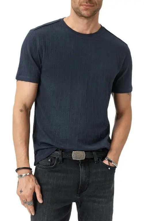 John Varvatos Brasse Crewneck T-shirt - Navy