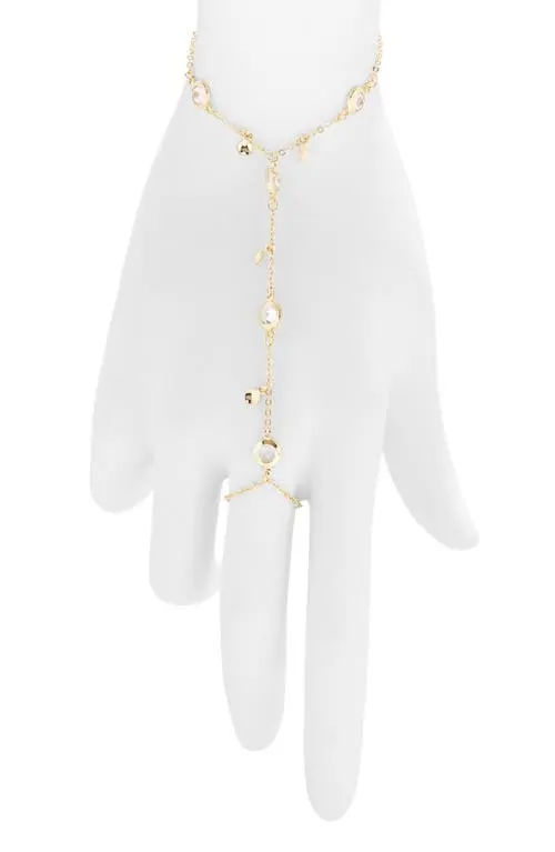 CHILD OF WILD Astraea Station & Charm Hand Chain Bracelet - Gold