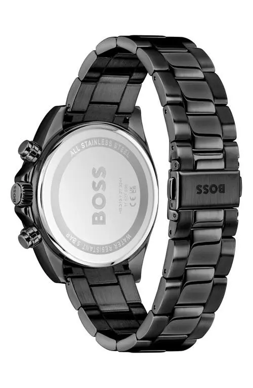 BOSS Chronograph Bracelet Watch - Black