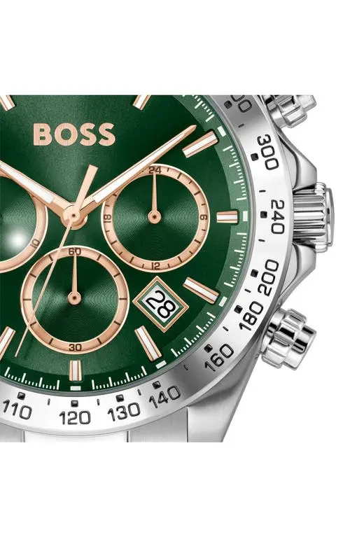 BOSS Chronograph Bracelet Watch - Green
