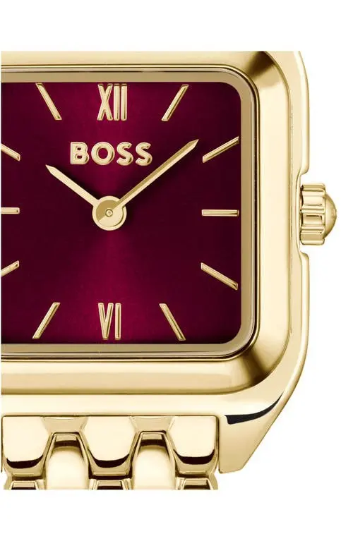 BOSS Petite Mae Bracelet Watch - Red