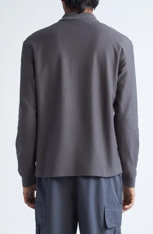 PALMES Long Sleeve Paneled Polo