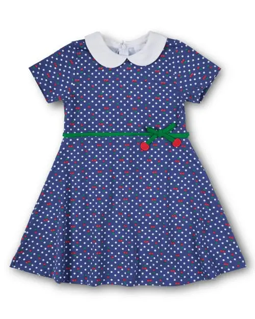 FLORENCE EISEMAN Polka Dot Cherry Knit Dress