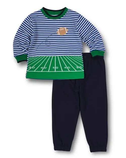 FLORENCE EISEMAN Stripe Performance Knit Half Zip