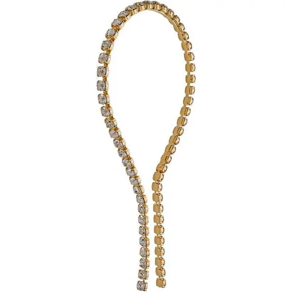 EPONA VALLEY Josephina Magnus Swarovski Drop Chain Headband - Gold