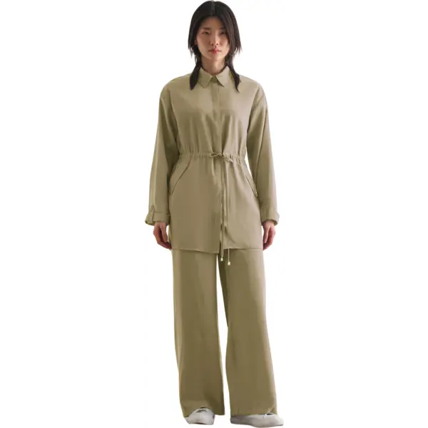 MIZALLE Cinch Waist Tunic