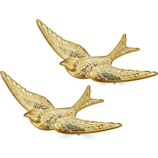 EPONA VALLEY Cadillac Bird Hair Clips Set - Gold