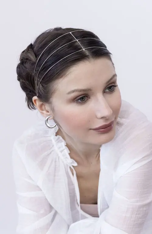 EPONA VALLEY Petite Saint Germaine Headband - Silver