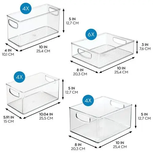 IDESIGN 18-piece Bin Organization Set