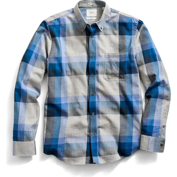 Billy Reid Plaid Cotton Button-down Shirt