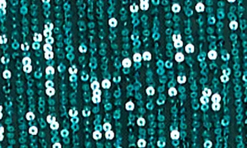 TAHARI ASL Sequin Tie-hem Top - Emerald