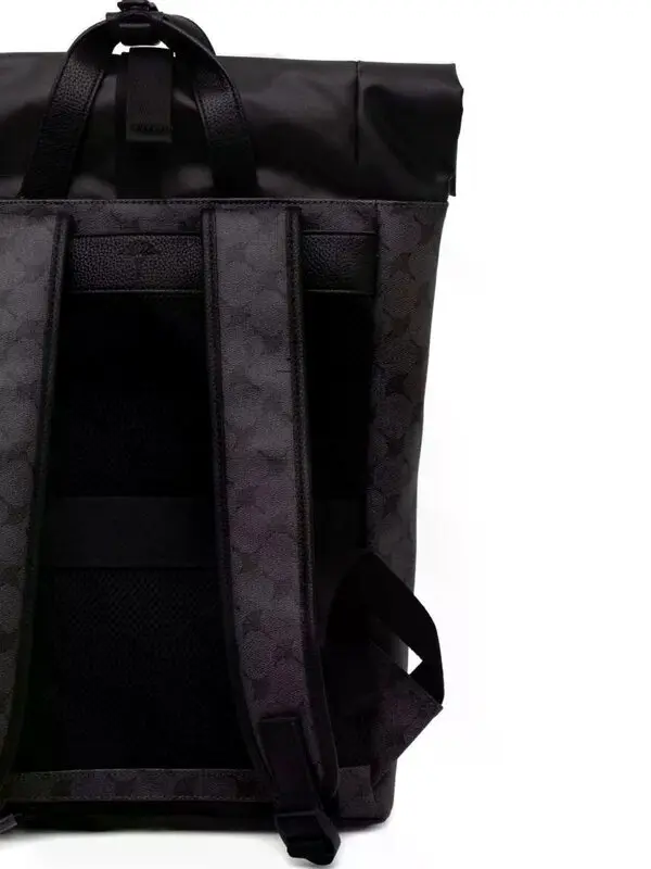 JOOP! Patterned Roll-top Backpack