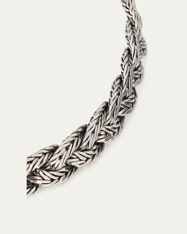 JAN LESLIE Braided Sterling Bracelet