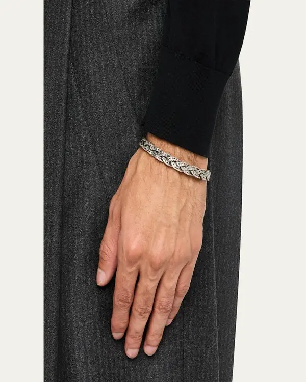JAN LESLIE Braided Sterling Bracelet
