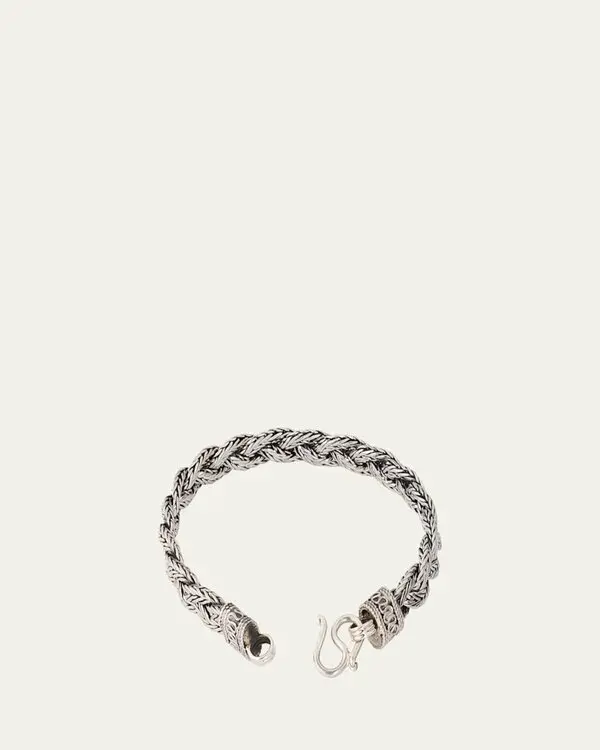 JAN LESLIE Braided Sterling Bracelet