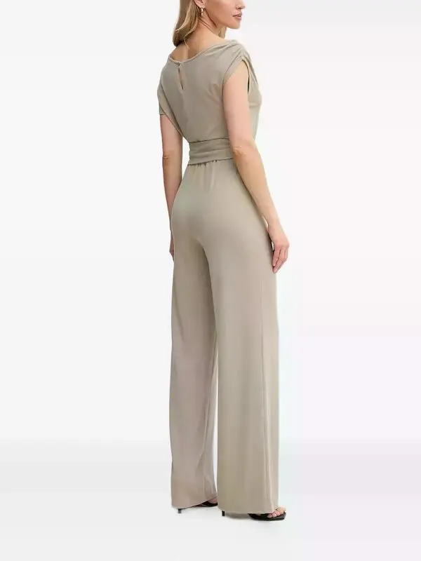 Guess Draped-neckline Belted Jumpsuit