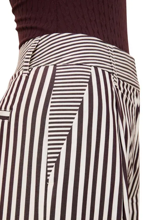 Solid & Striped Marnie Stripe Wide-leg Cotton-blend Pants