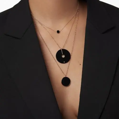 Ginette Ny Jumbo Ever Necklace - Black Onyx