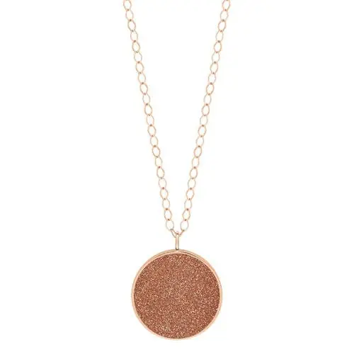 Ginette Ny Jumbo Ever Necklace - Gold Sandstone