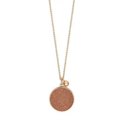 Ginette Ny Ever Rose Gold Necklace - Gold Sandstone