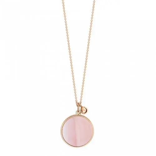 Ginette Ny Ever Rose Gold Necklace - Pink Mother-of-pearl