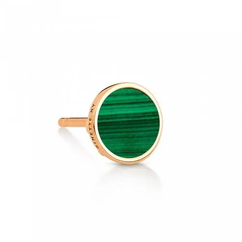 Ginette Ny Mini Ever Stud Earrings - Malachite