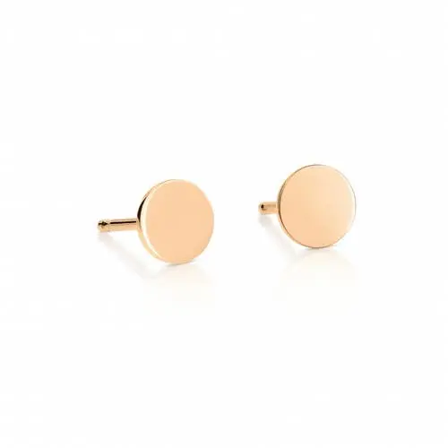 Ginette Ny Mini Ever Stud Earrings - Plain Gold