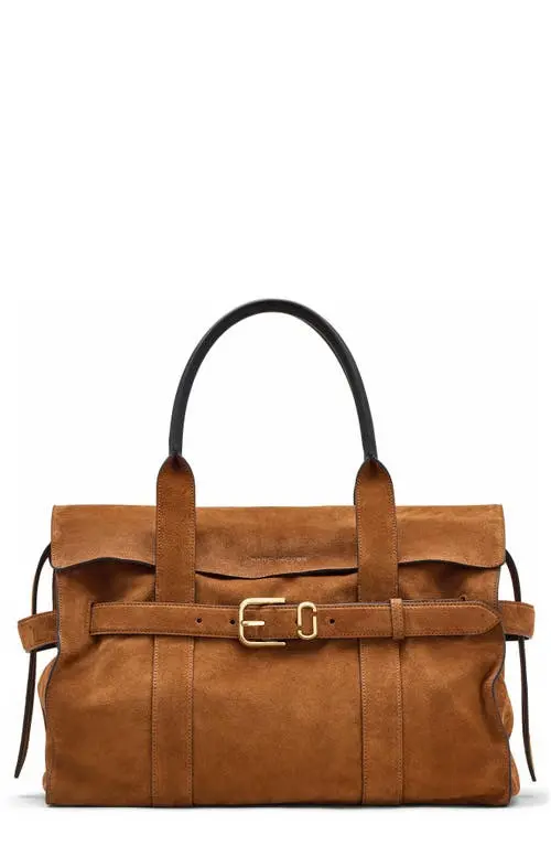 Marc Jacobs The Suede Dakota Tote - Copper