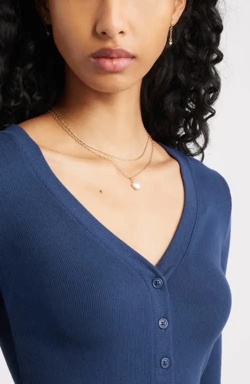 Bp. Ribbed V-neck Cardigan