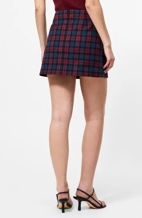 French Connection Plaid A-line Mini Skirt