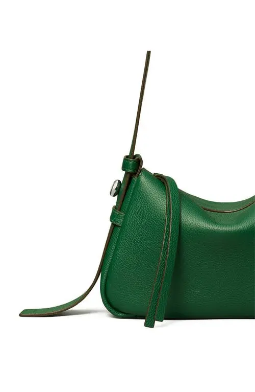 Tory Burch Small Romy Leather Shoulder Bag - Dark Kale
