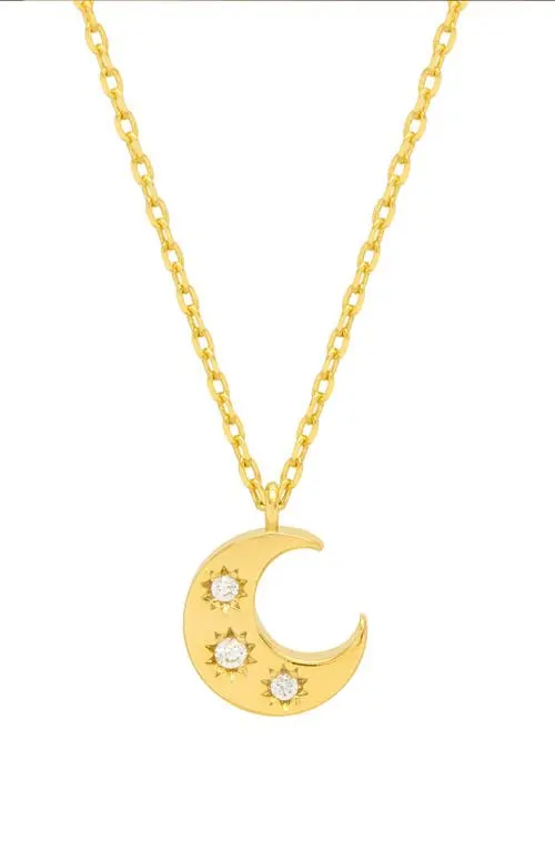 Estée Lauder 3-stone Moon Pendant Necklace - Gold