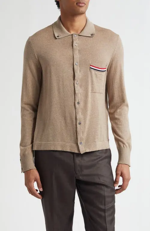Thom Browne Virgin Wool Button-down Cardigan