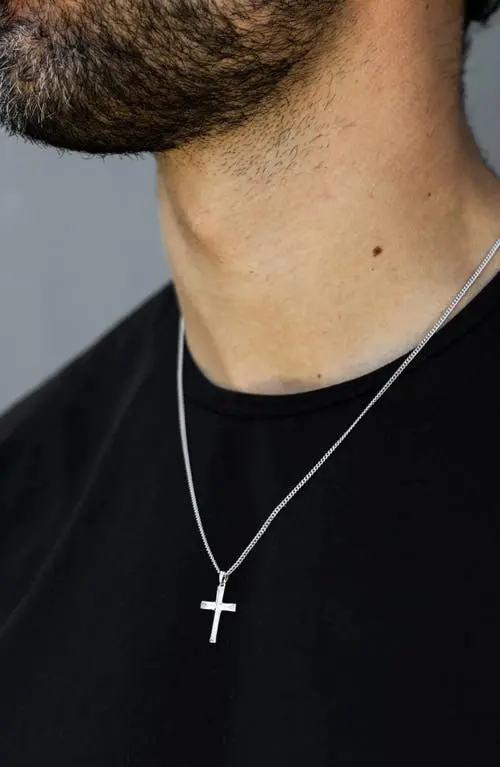 VINCERO Stainless Steel Cross Pendant Necklace