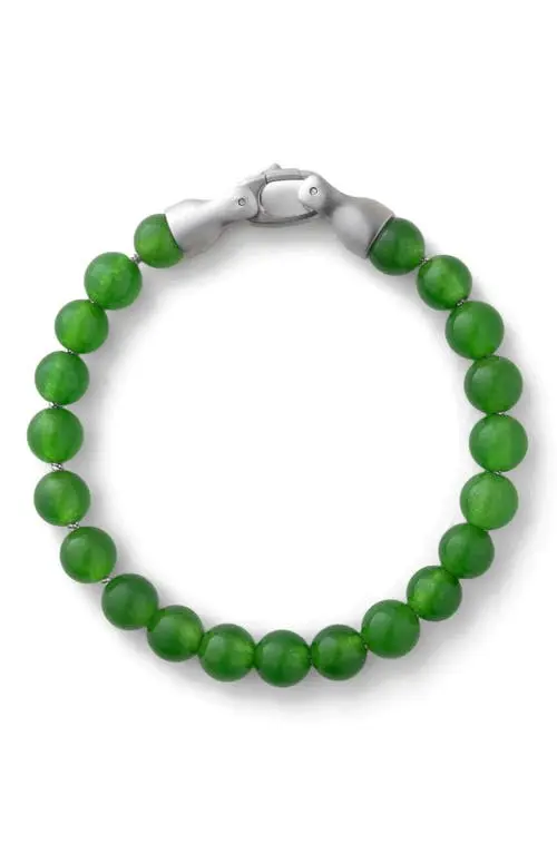 VINCERO Beaded Bracelet - Green Onyx